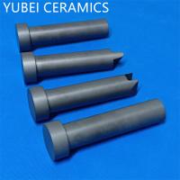 China SSiC Silicon Carbide Ceramic Rod , High Strength Carborundum Rod for sale