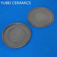 China 92HRA-94HRA Silicon Carbide Disk , Black Silicon Carbide Ceramic Plate for sale