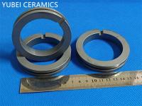 China Black Polished Silicon Carbide Seal Rings SSIC Mechanical Seal Rings for sale