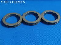 China Black Polished Silicon Carbide Seal Rings SSIC Mechanical Seal Rings for sale