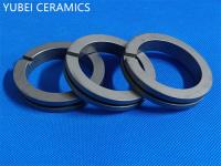 China Black Polished Silicon Carbide Seal Rings SSIC Mechanical Seal Rings for sale