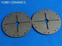 China High Hardness Sic Ceramics Disc 400GPa Silicon Carbide Plate for sale