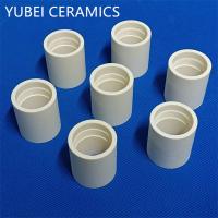 China 99 Aluminum Oxide Ceramic Insulator Tube With Inner Thread for sale