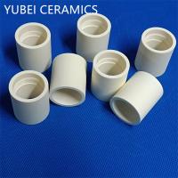China 99 Aluminum Oxide Ceramic Insulator Tube With Inner Thread for sale