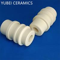 China Alumina Ceramic Thread Tube 99% Al2O3 Alumina Tube 1600℃ working temperature for sale