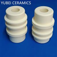 China Alumina Ceramic Thread Tube 99% Al2O3 Alumina Tube 1600℃ working temperature for sale