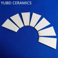 China Custom Trapezoidal Alumina Ceramic Plates Corrosion Resistant Ceramic Boards for sale