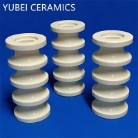 China Threaded Alumina Ceramic Tubes Rods 2400MPa Aluminum Oxide Ceramic Sleeve for sale