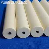 China Automotive Alumina Ceramic Parts , Ivory 99% Aluminum Oxide Rod With Inner Thread for sale