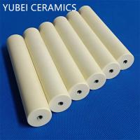 China Automotive Alumina Ceramic Parts , Ivory 99% Aluminum Oxide Rod With Inner Thread for sale