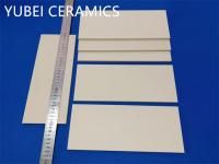 China Light Yellow 99% Alumina Ceramic Plates Dry Pressing High Strength for sale