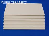 China Light Yellow 99% Alumina Ceramic Plates Dry Pressing High Strength for sale