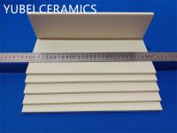 China Light Yellow 99% Alumina Ceramic Plates Dry Pressing High Strength for sale