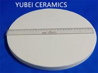 China Round 99% Alumina Ceramic Disk Precison For The Chemicals Industry for sale