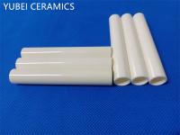 China Low Activity Alumina Ceramic Tubes Ivory  Polishing And Insulating ISO9001 Approved for sale