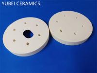 China High Hardness Round Ceramic Plate 89HRA 99% Alumina Ceramic Disc for sale