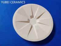 China High Hardness Round Ceramic Plate 89HRA 99% Alumina Ceramic Disc for sale