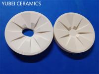 China High Hardness Round Ceramic Plate 89HRA 99% Alumina Ceramic Disc for sale