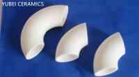 China 90° Al2O3 Alumina Ceramic Elbow , Wear Resistant Industrial Special Ceramics for sale