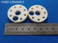 China Locating Insulating Ceramics Discs 99% Al2O3 Alumina Ceramic Gasket for sale