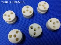 China 99% Al2O3 Alumina Ceramic Spacer Inner Thread High Temperature Ceramic Parts for sale