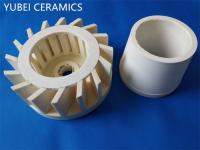 China Ivory Abrasion Resistant Ceramics Pulverizer Fittings Ceramic Impeller for sale