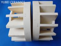 China Ivory Abrasion Resistant Ceramics Pulverizer Fittings Ceramic Impeller for sale