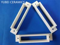 China 95% Alumina Ceramic Material Ivory Color Custom Size / Drawing for sale