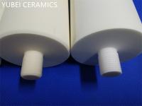 China Compact 99% Alumina Ceramic Rod Low Activity With Thread for sale