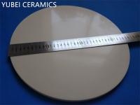 China Round Polishing Alumina Ceramic Plates 95% Al2O3 Ceramic Insulation Sheets for sale