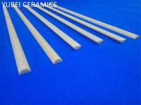 China Semicircular 99% Aluminum Oxide Ceramic Rod With High Chemical Resistance for sale