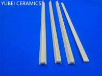 China Semicircular 99% Aluminum Oxide Ceramic Rod With High Chemical Resistance for sale