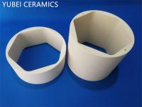 China Inner Hexagon High Alumina Ceramic Tube For Mechanical Parts for sale