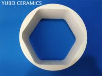 China Inner Hexagon High Alumina Ceramic Tube For Mechanical Parts for sale