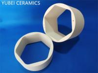 China Inner Hexagon High Alumina Ceramic Tube For Mechanical Parts for sale