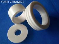 China White Zirconia Ceramic Ring , High Strength Zro2 Technical Ceramic Parts for sale