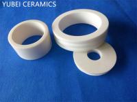 China White Zirconia Ceramic Ring , High Strength Zro2 Technical Ceramic Parts for sale