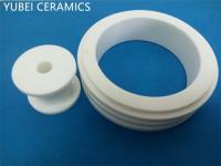 China White Zirconia Ceramic Ring , High Strength Zro2 Technical Ceramic Parts for sale