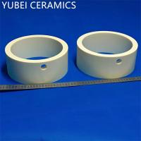 China Alumina Ceramic Protective Sleeve Wear Resistant Industrial Ceramic Rings Al2O3 340GPa for sale
