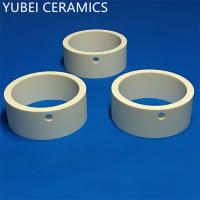 China Alumina Ceramic Protective Sleeve Wear Resistant Industrial Ceramic Rings Al2O3 340GPa for sale
