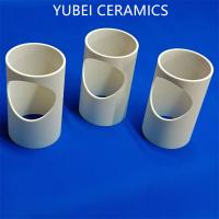 China Insulating Alumina Ceramic Protection Tubes Wear Resistant for sale
