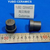 China Custom Made Density Black SSic Ceramic Components For High Temperature Enviornment for sale
