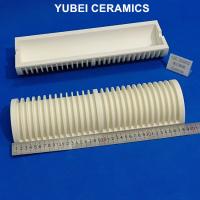 China High Density 99% Al2O3 Alumina Ceramic Half Tubes For Harsh Environments for sale