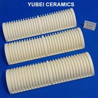 China High Density 99% Al2O3 Alumina Ceramic Half Tubes For Harsh Environments for sale