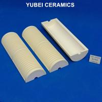 China High Density 99% Al2O3 Alumina Ceramic Half Tubes For Harsh Environments for sale