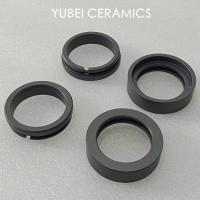 China Black Sic Ceramic Rings for High Pressure Applications in Industrial Processing Equipment for sale