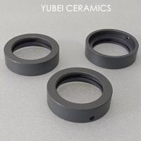 China Black Sic Ceramic Rings for High Pressure Applications in Industrial Processing Equipment for sale