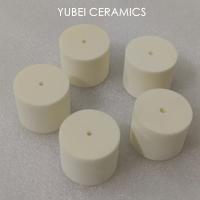 China Insulation And High Temperature Resistant 99% light yellow Alumina Ceramic Cylindrical Spacer for sale