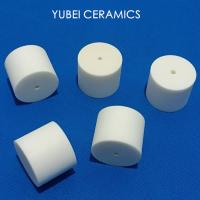 China Insulation And High Temperature Resistant 99% light yellow Alumina Ceramic Cylindrical Spacer for sale