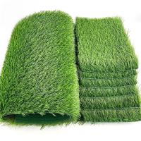 China Outdoor Artificial Green Grass 35mm Turf Artificial Grass Landscape Natural Synthetic Turf for sale
